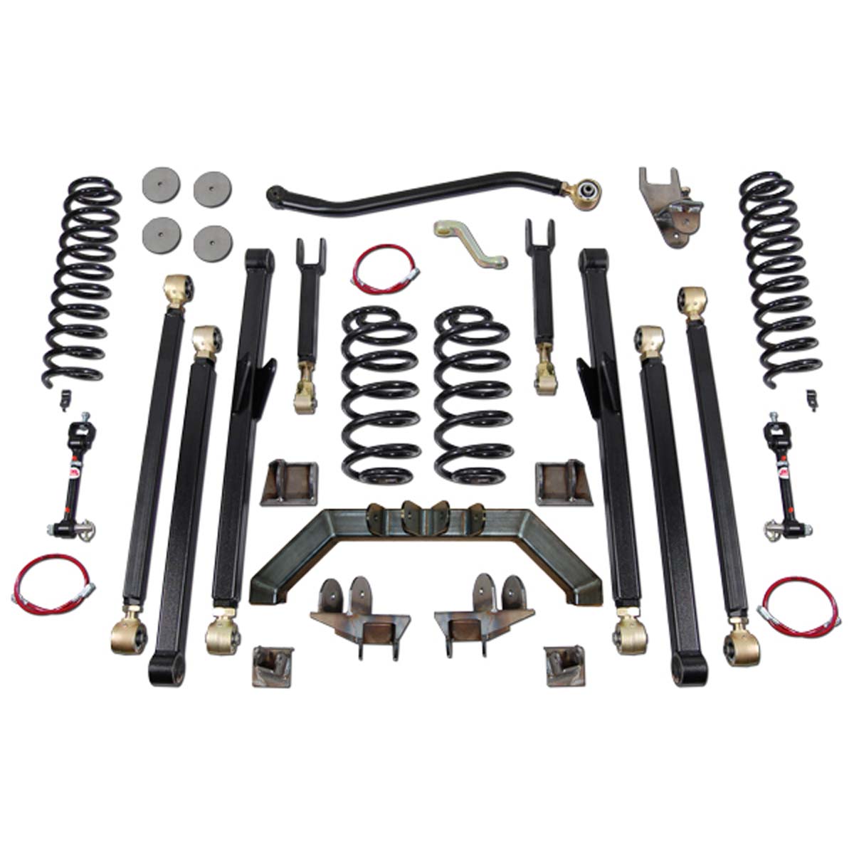 Clayton Off Road Jeep Wrangler 4.0 Inch Long Arm Lift Kit for 2004-2006 ...