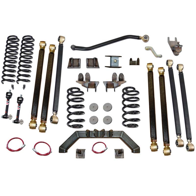 Clayton Off Road Jeep Wrangler Pro Series 3 Link Long Arm Lift Kit for ...