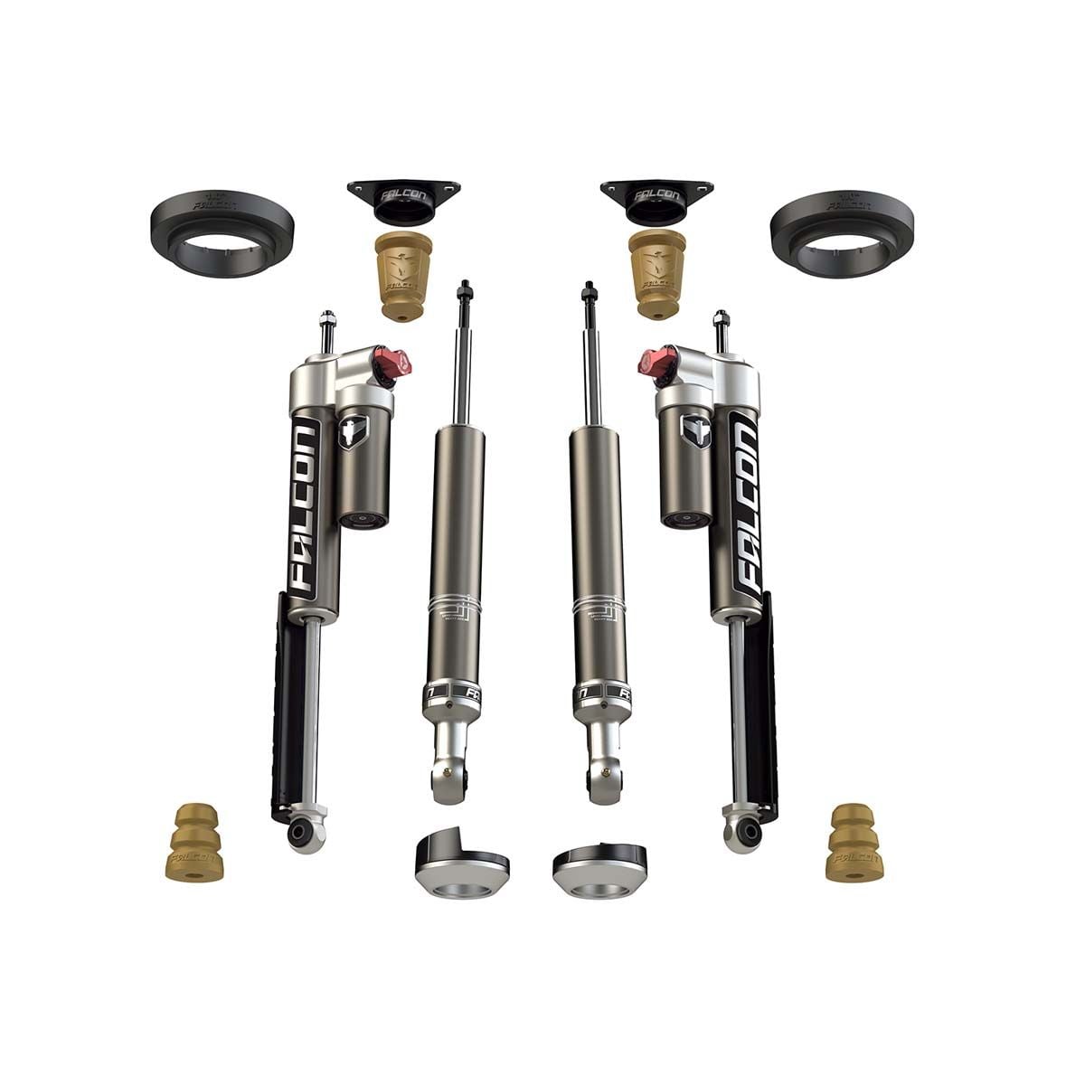 Falcon Shocks 2010+ Toyota 4Runner Falcon Sport Tow/Haul 2" Lift Shock ...