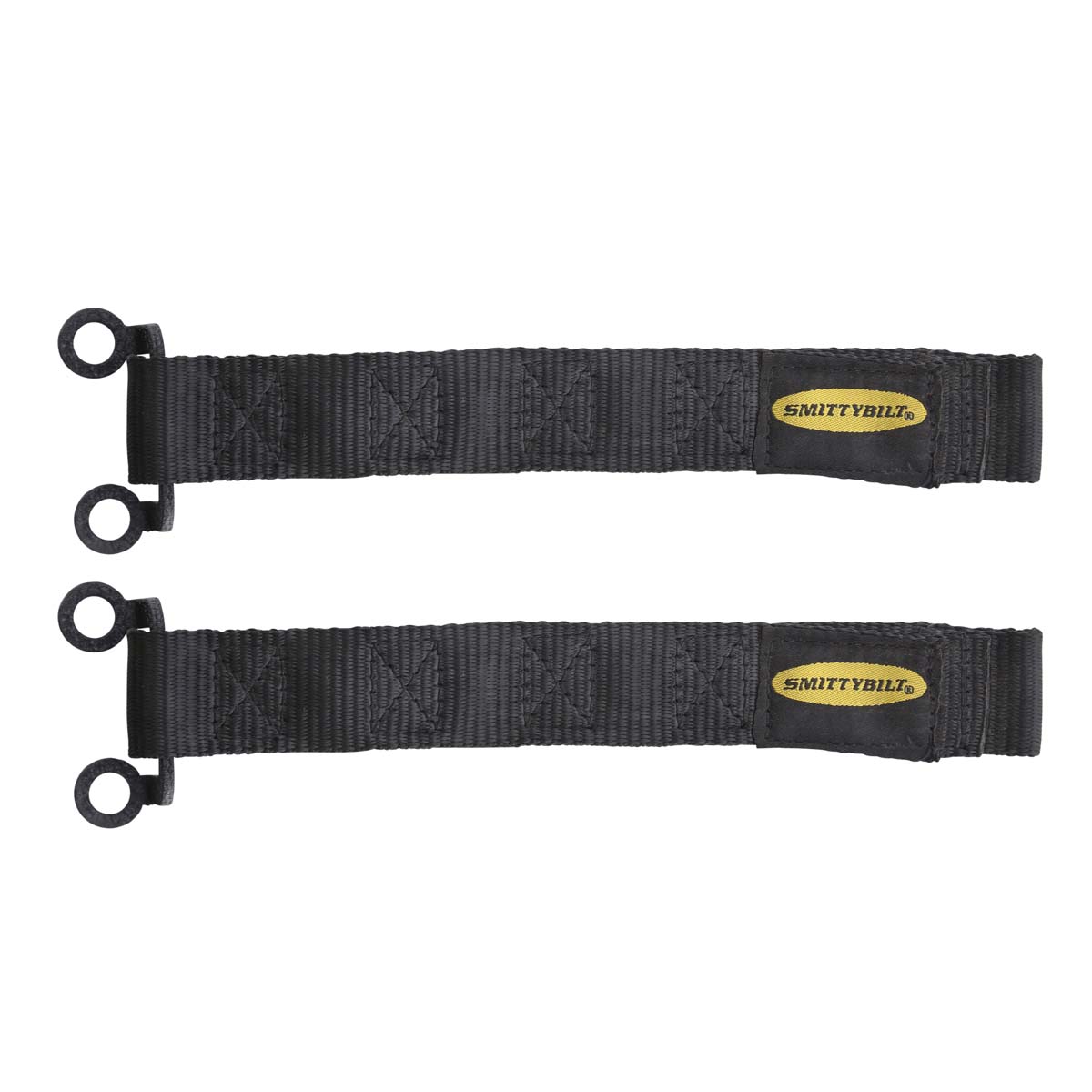 Smittybilt Universal Adjustable Door Strap Pair - Black | POLY PERFORMANCE