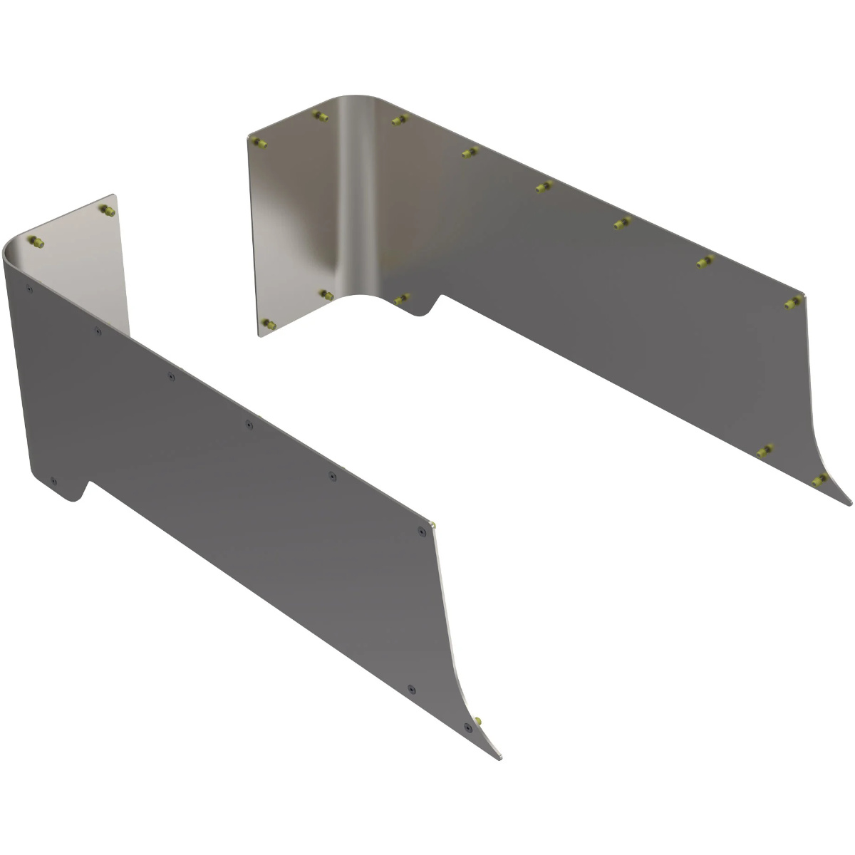 Artec Jeep TJ Blank Rear Corner Armor (Aluminum) | POLY PERFORMANCE