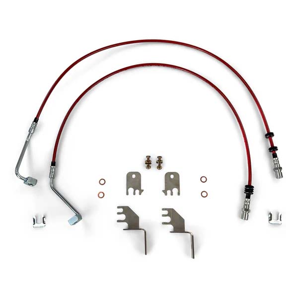 Clayton Off Road Jeep Front Brake Lines for 2018+ JL | POLY PERFORMANCE