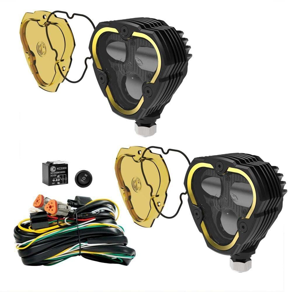 KC HiLiTES FLEX ERA 3 LED; DM SAE Fog Master Pair Pack | POLY PERFORMANCE