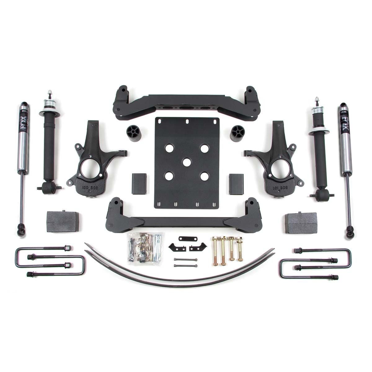 BDS Suspension 6 Inch Lift Kit | 2007-2013 Chevy Silverado / GMC Sierra 1500 2WD/4WD | POLY ...