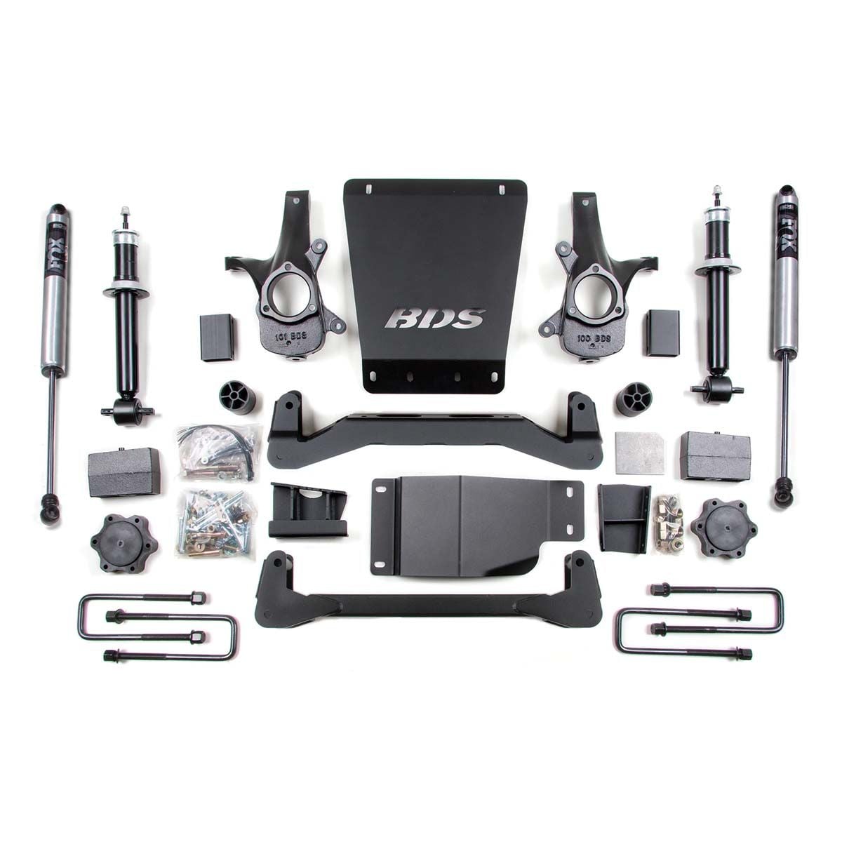 BDS Suspension 4 Inch Lift Kit | 2007-2013 Chevy Silverado / GMC Sierra 1500 | POLY PERFORMANCE