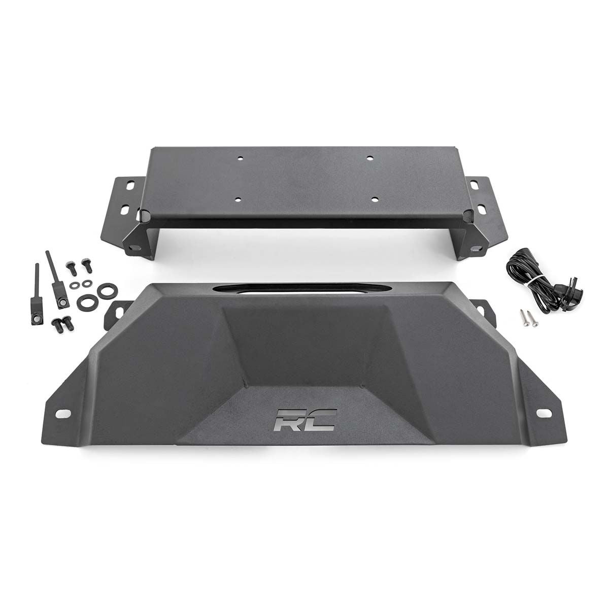 Rough Country Hidden Winch Mount for Ford Bronco 4WD (2021-2022) | POLY ...