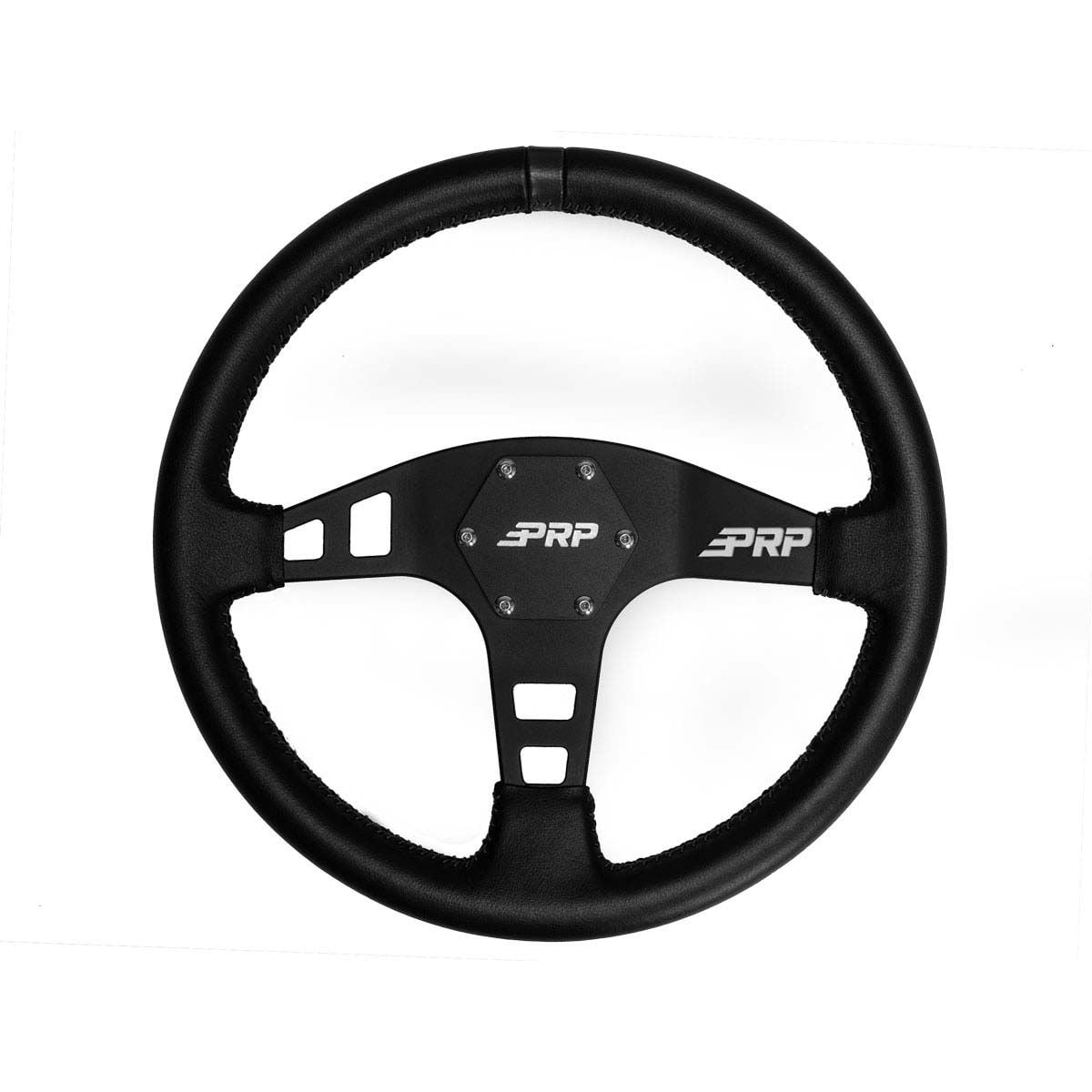 PRP Flat Leather Steering Wheel | POLY PERFORMANCE