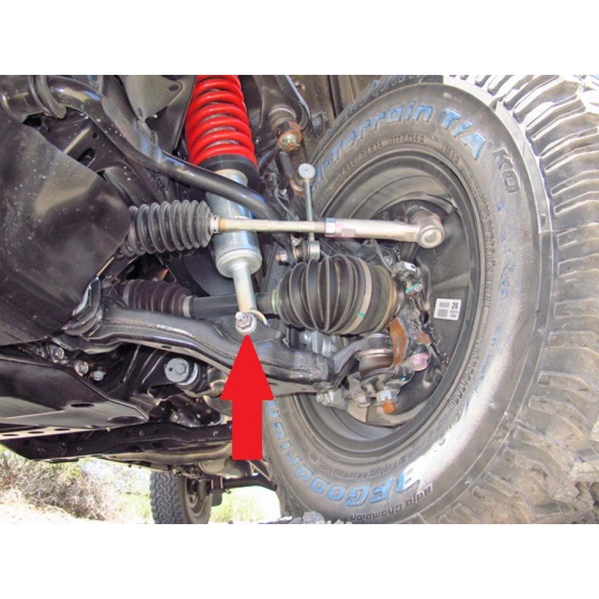 Low Range Off-Road 2005+ Toyota Tacoma Front Lower Strut Bolt, Washer ...