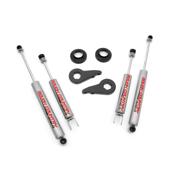 Rough Country 2-inch Suspension Leveling Lift Kit for Chevrolet/GMC ...