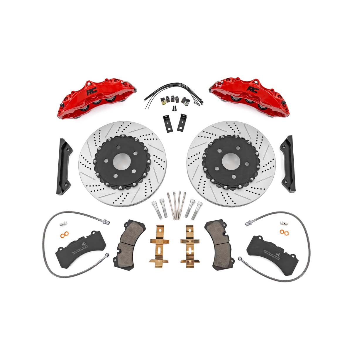 Rough Country Performance Front Brake System for 2018-2024 Jeep ...