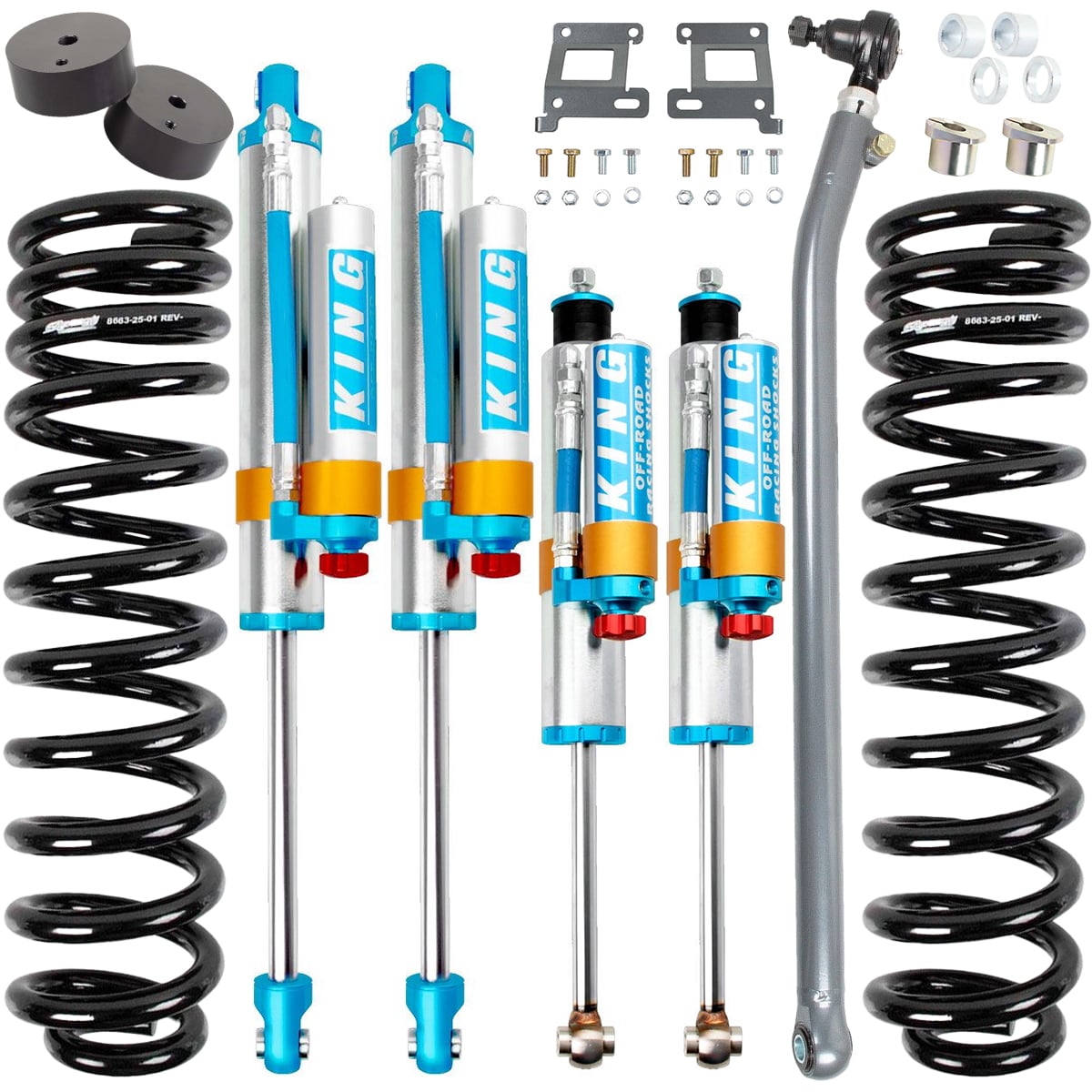 Poly Performance 2017+ Ford F250 / F350 SuperDuty Leveling Kit w/ 2.5 ...
