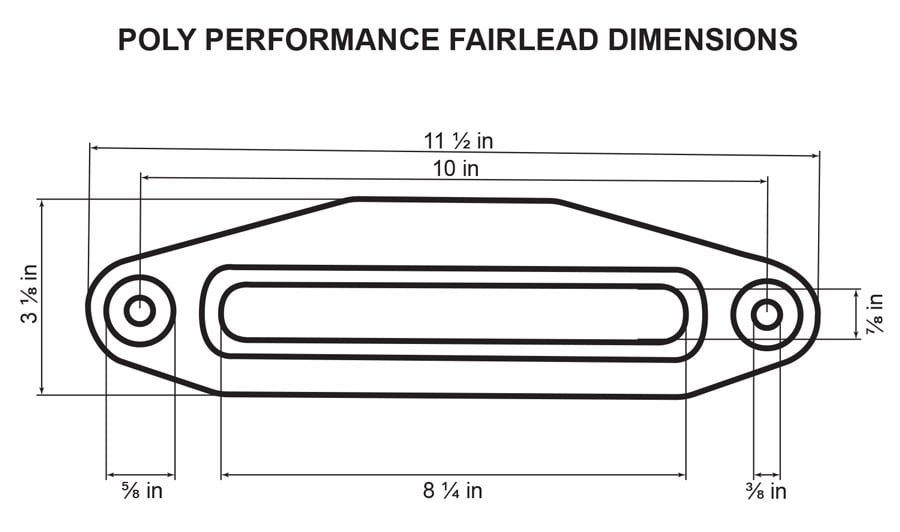 Winch Fairlead Mounting Dimensions at Troy Haynes blog