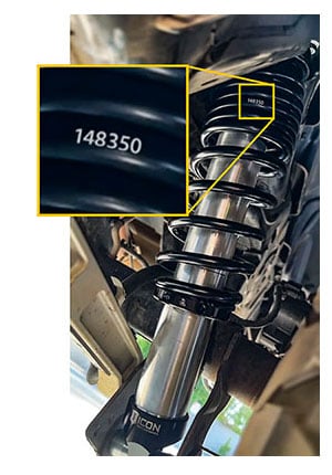 ICON 2021-2023 Bronco Heavy Rate Rear Coil Kit | POLY PERFORMANCE