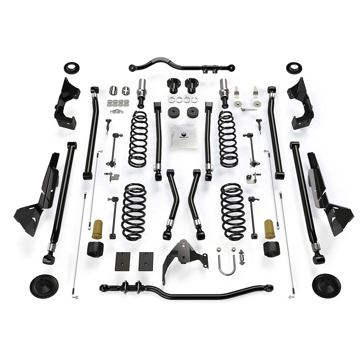 TeraFlex Jeep JK 4" Alpine RT4 Long Arm Suspension System | POLY ...