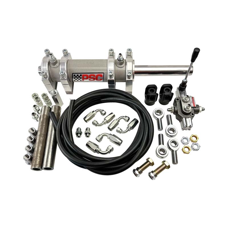 PSC Full Hydraulic Steering Kit, Rear Steer 2.75" X 8.0" Steering ...