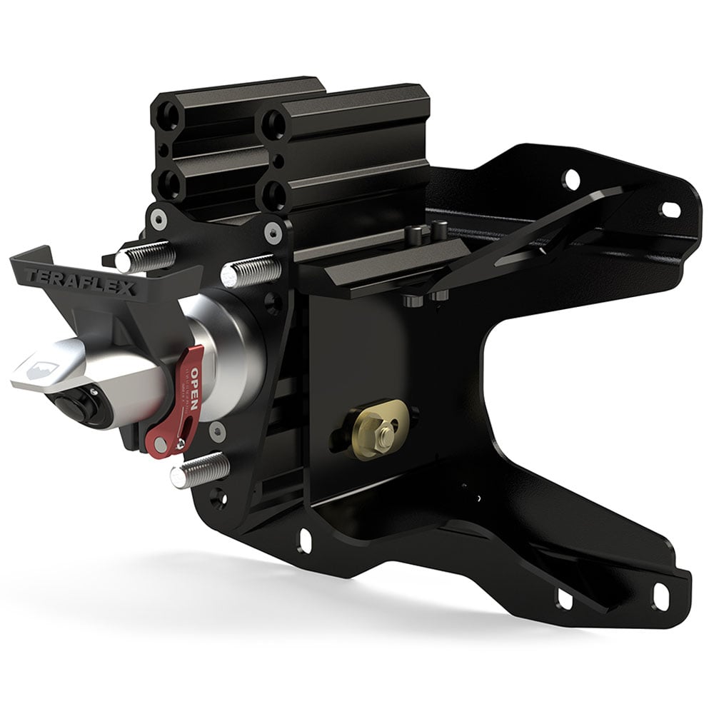 Teraflex JL/JLU Alpha HD Adjustable Spare Tire Mounting Kit (Complete ...